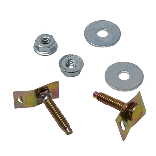 65-68 REAR VALANCE MOUNTING END BOLTS AND NUTS (2 OF EACH)