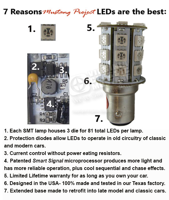 71-73 LED SEQUENTIAL TURN SIGNAL KIT