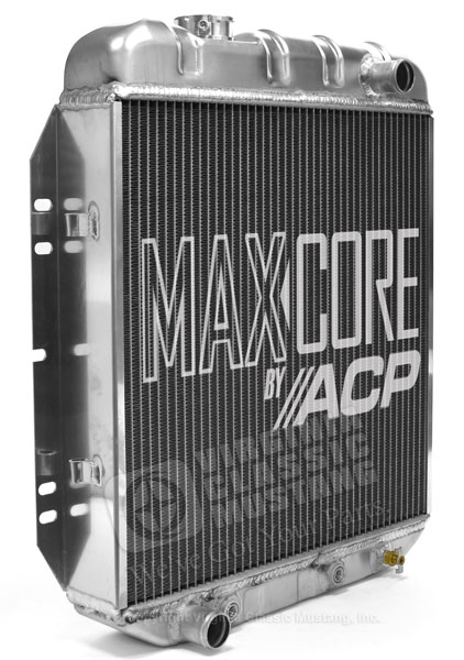 65-66 Mustang Aluminum Radiator 6 Cyl - Original Equipment Style - 2 ...